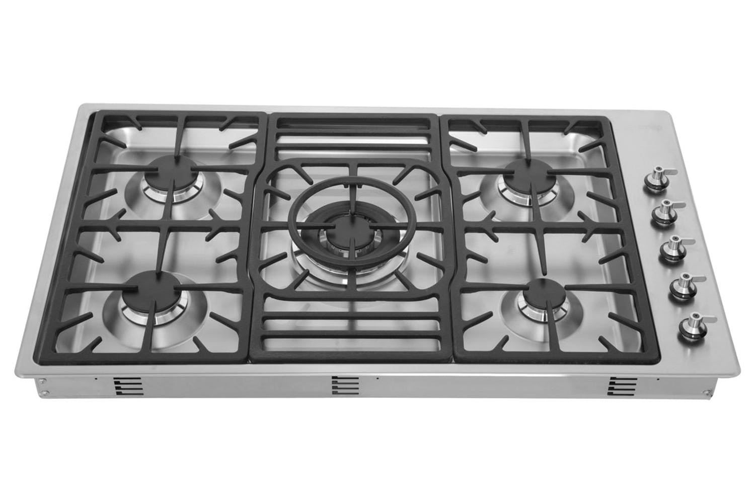 Plita pe gaz Smeg PGF95-4 otel inoxidabil periat de bucatarie